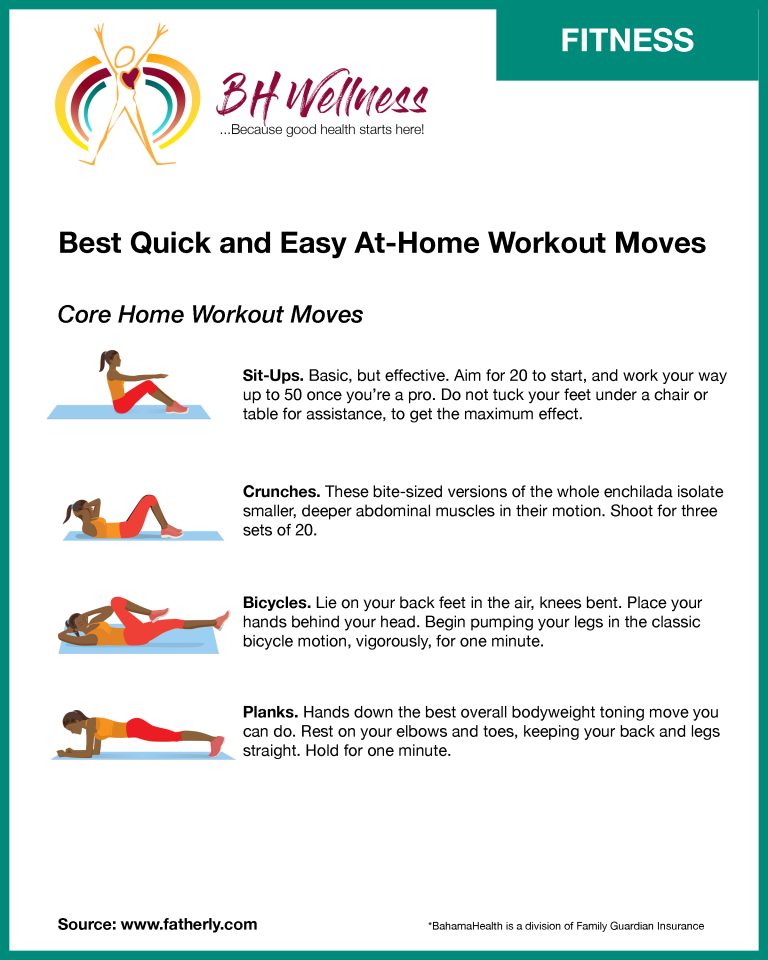 Best At Home Core Workouts - Bahama Health