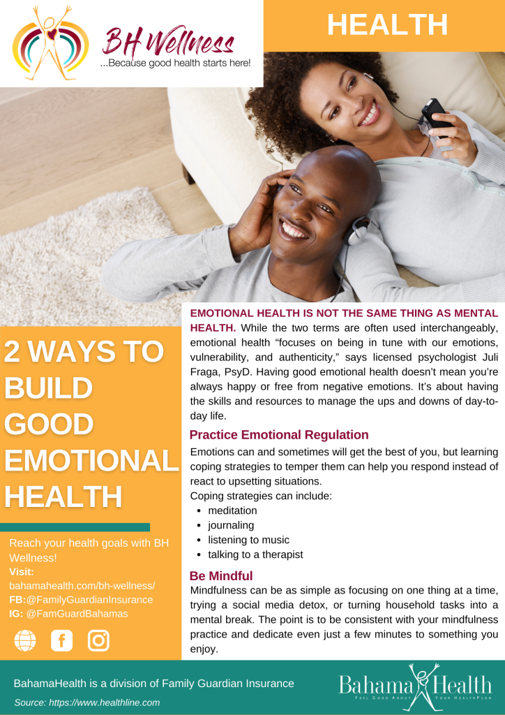 2 Ways to Build Good Emotional Health - Bahama Health