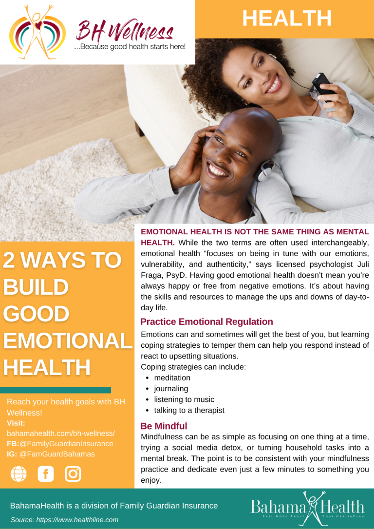 2 Ways to Build Good Emotional Health - Bahama Health
